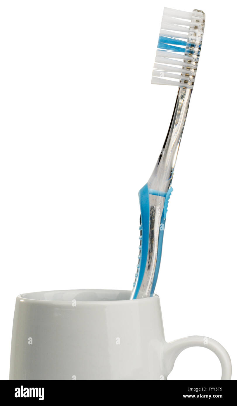 Blue transparent toothbrush hi-res stock photography and images - Alamy