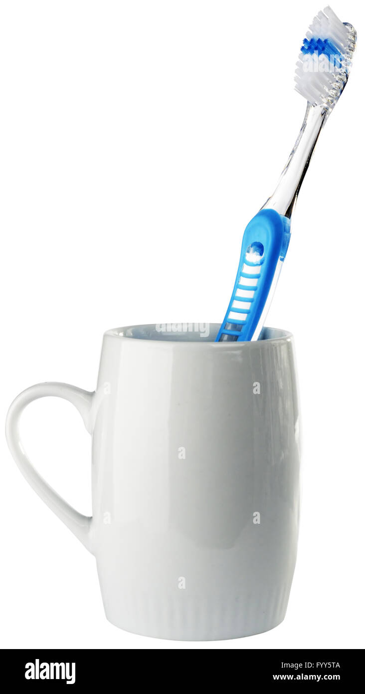 Blue transparent toothbrush hi-res stock photography and images - Alamy