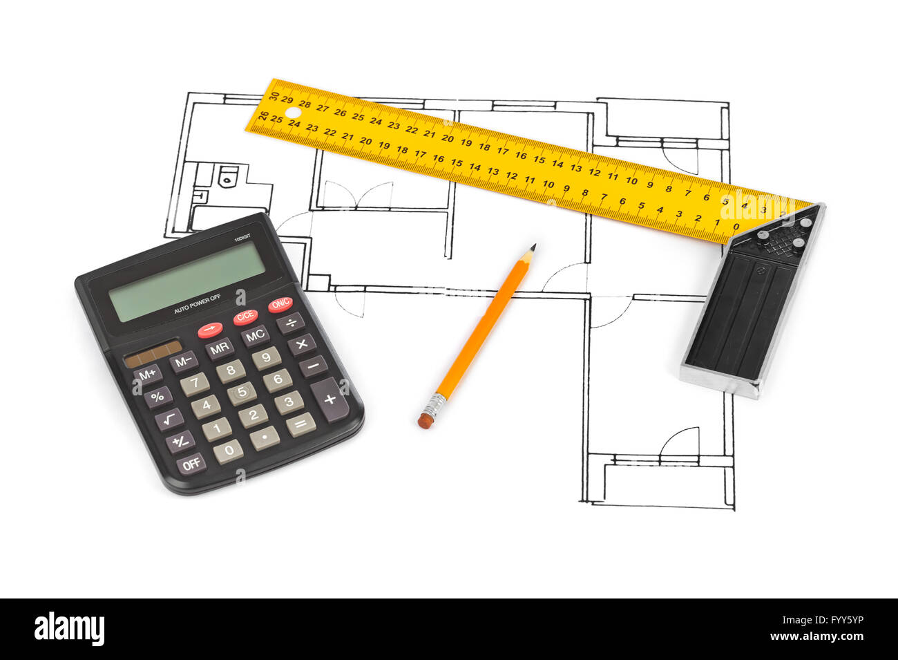 Apartment building background Cut Out Stock Images & Pictures - Alamy