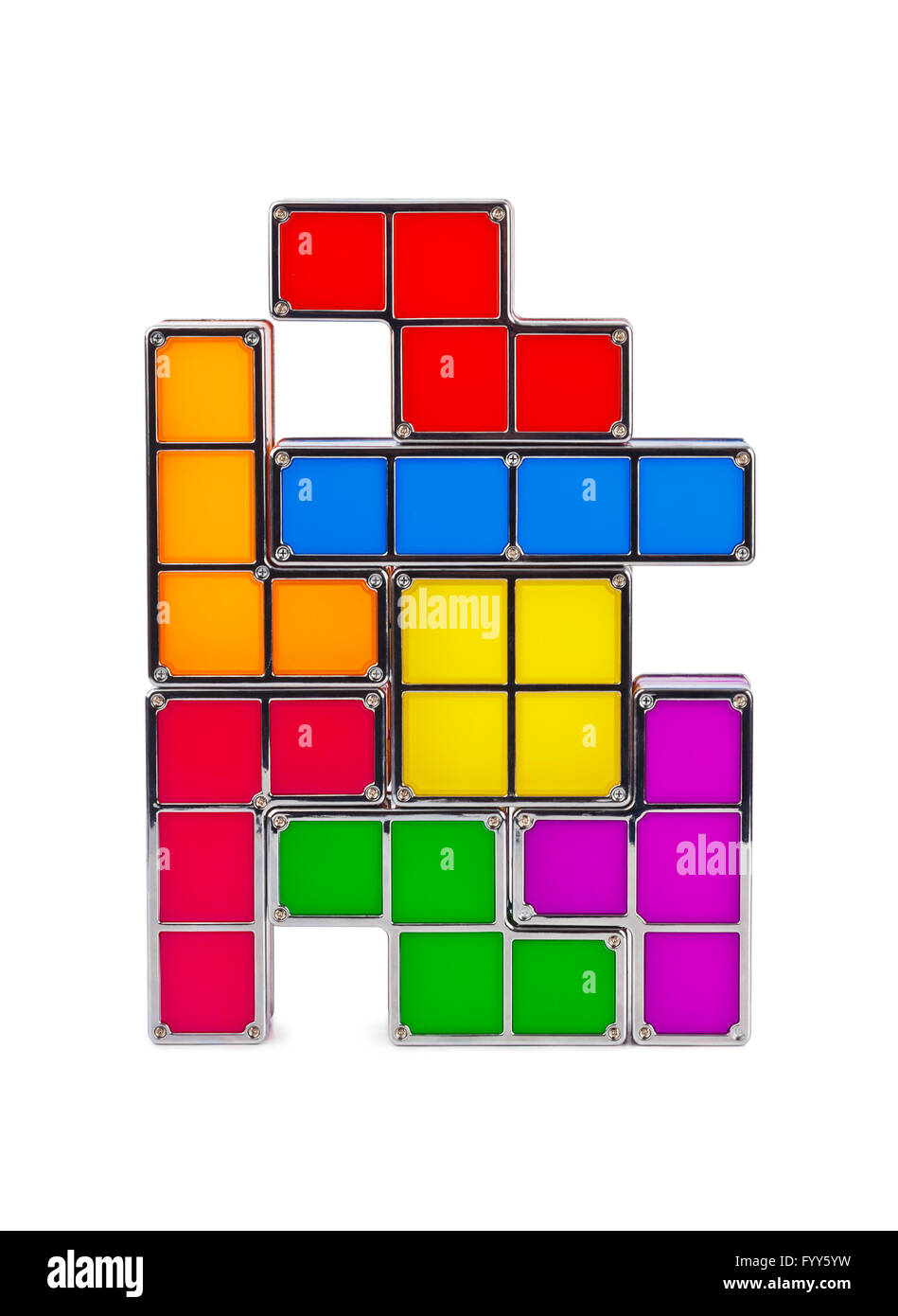 Tetris toy blocks Stock Photo - Alamy