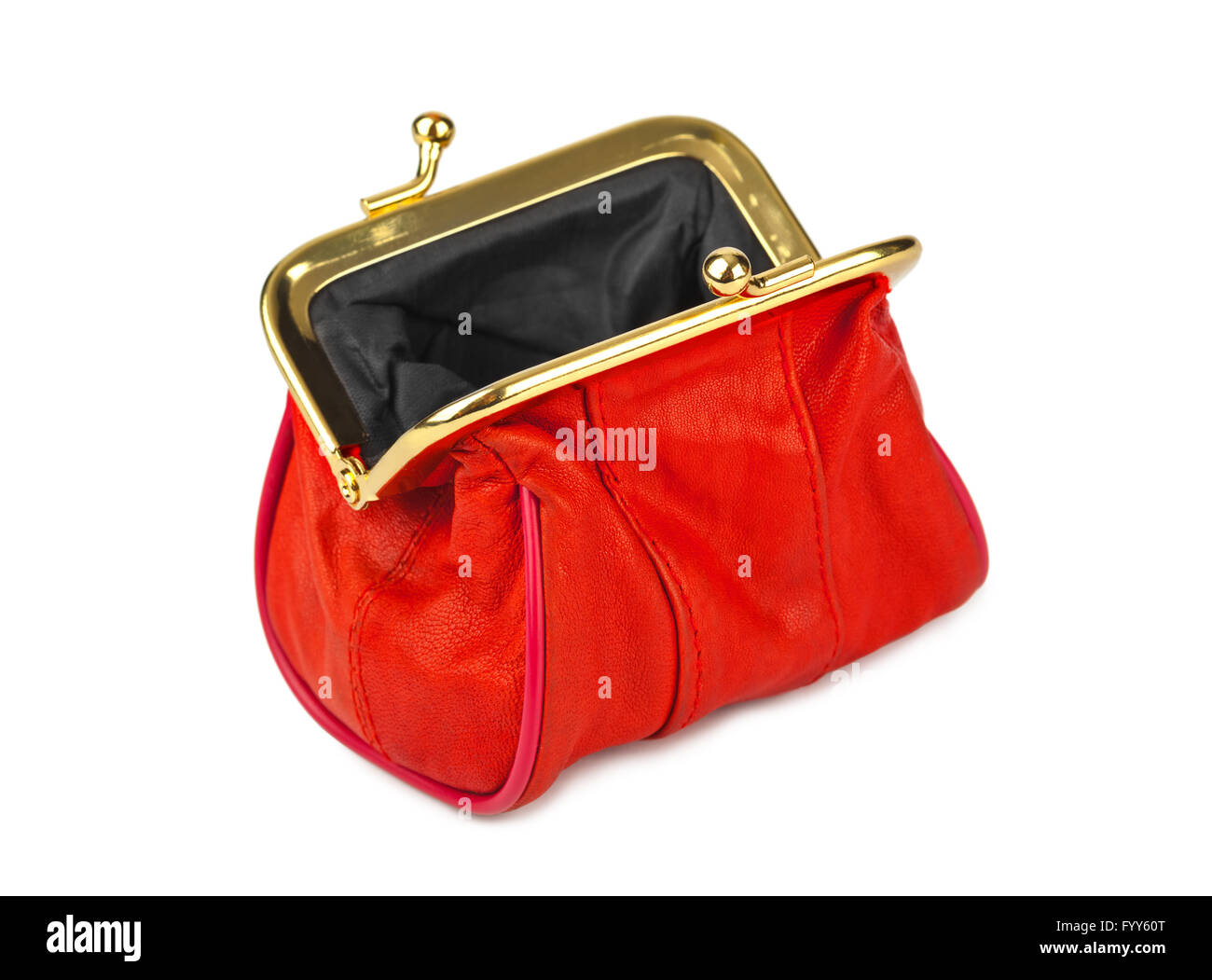 Red open purse hi-res stock photography and images - Alamy