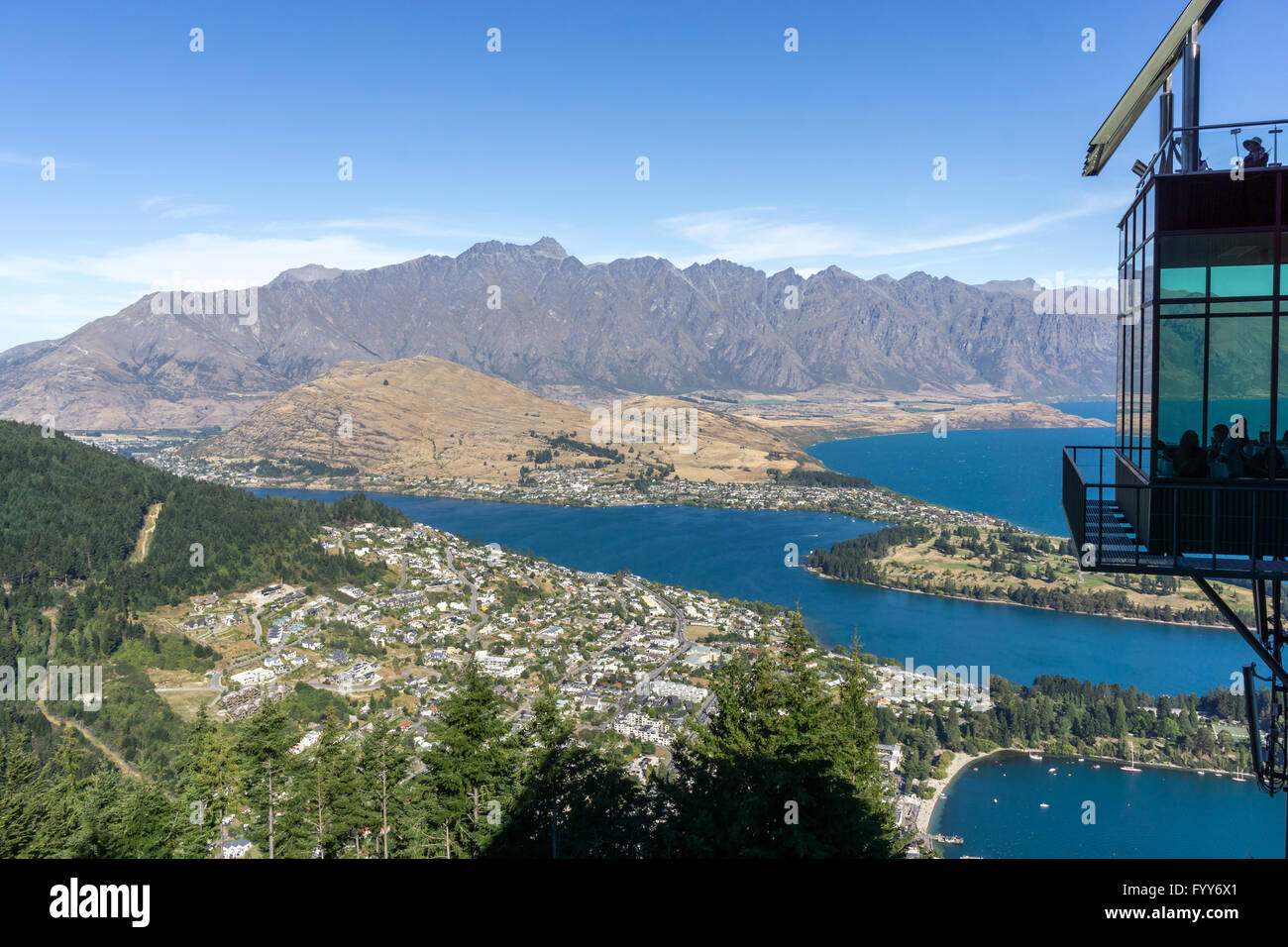 Top of the queenstown hill hi-res stock photography and images - Alamy