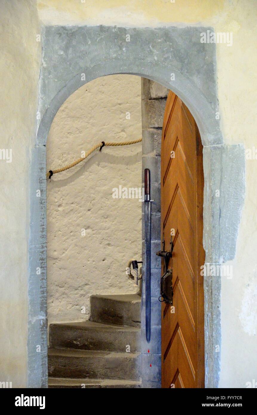 Castle tower stairs hi-res stock photography and images - Alamy