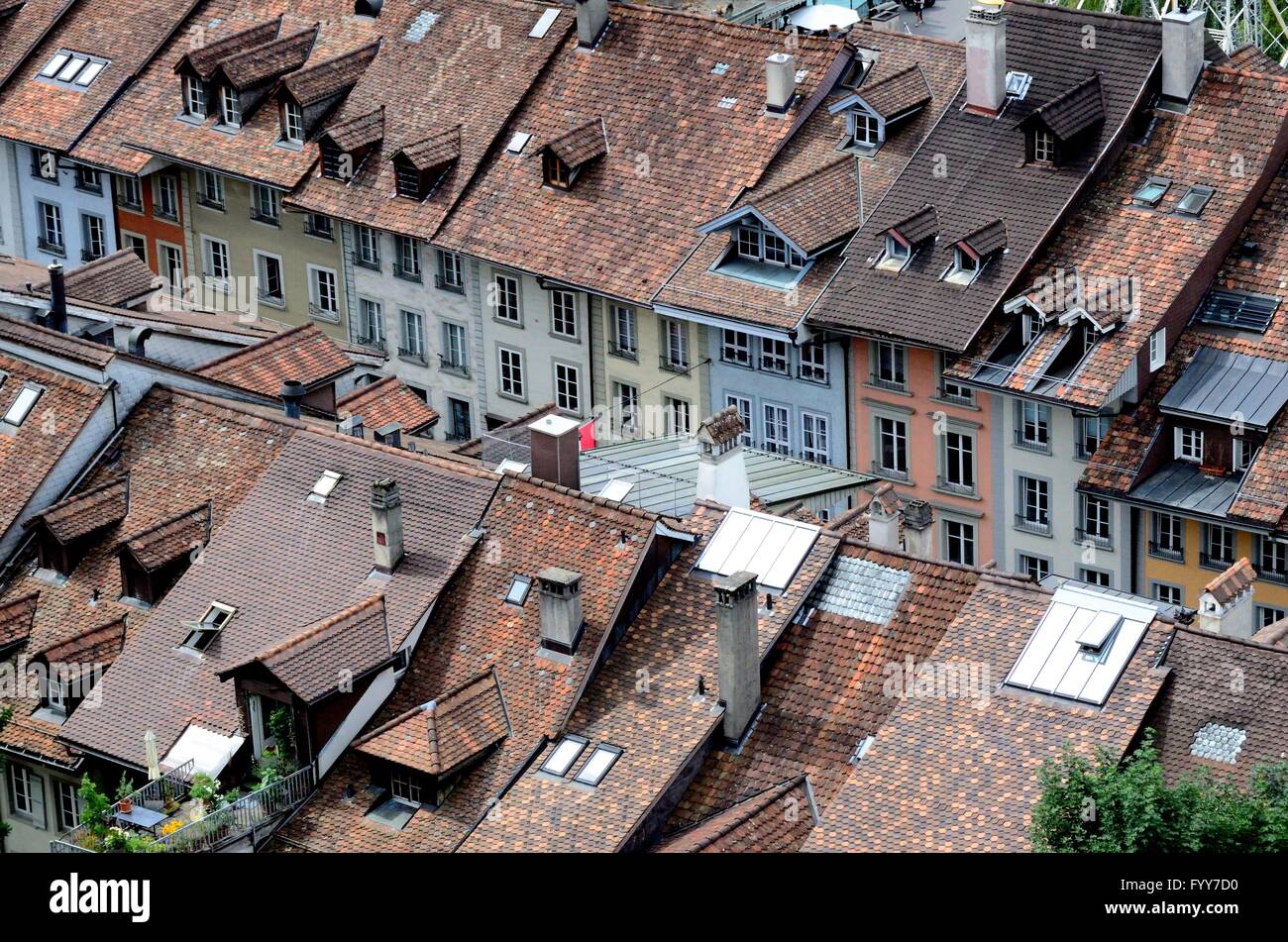 Village rooftops hi-res stock photography and images - Alamy