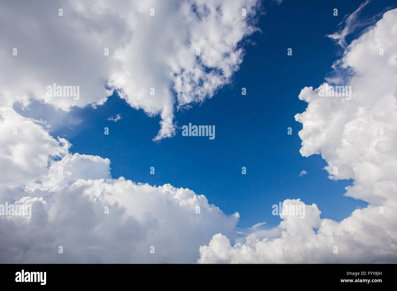 blue sky cloud background Stock Photo - Alamy