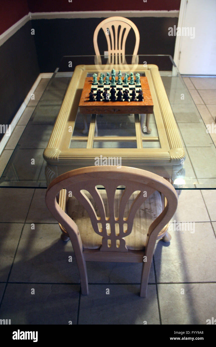 Chess set ready players hi-res stock photography and images - Alamy