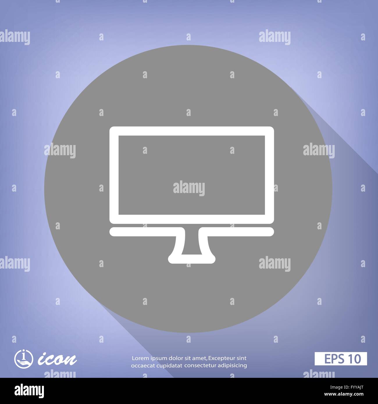 Pictograph of computer Stock Vector Image & Art - Alamy