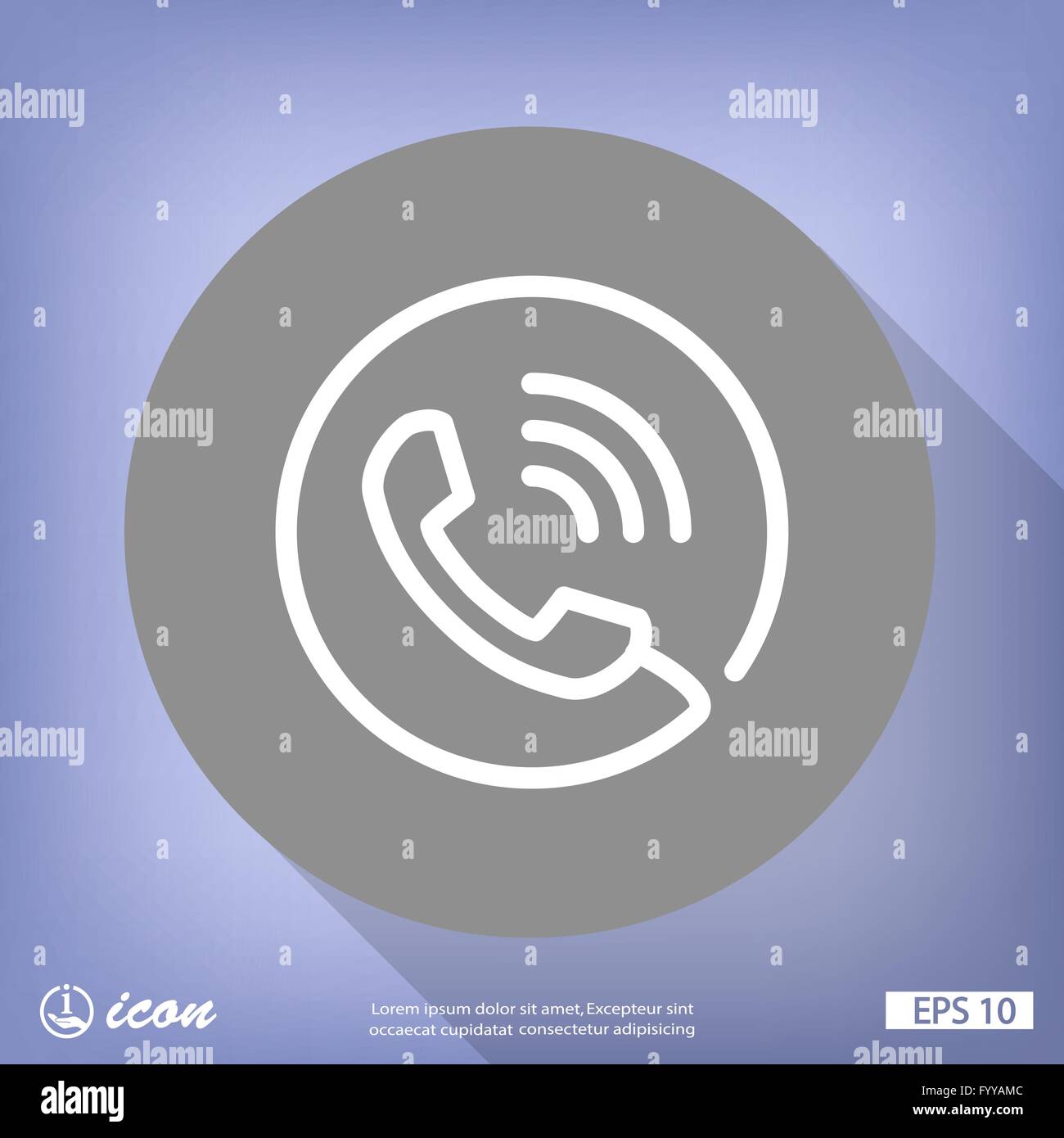 Pictograph of phone Stock Vector Image & Art - Alamy