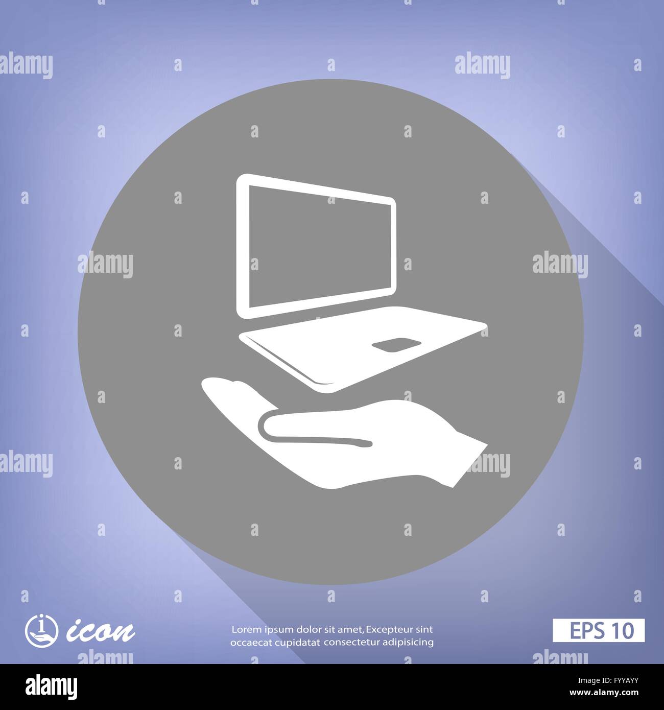 Pictograph of computer Stock Vector Image & Art - Alamy