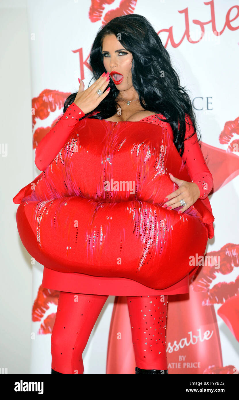 Katie price photocall to launch katie hi-res stock photography and ...