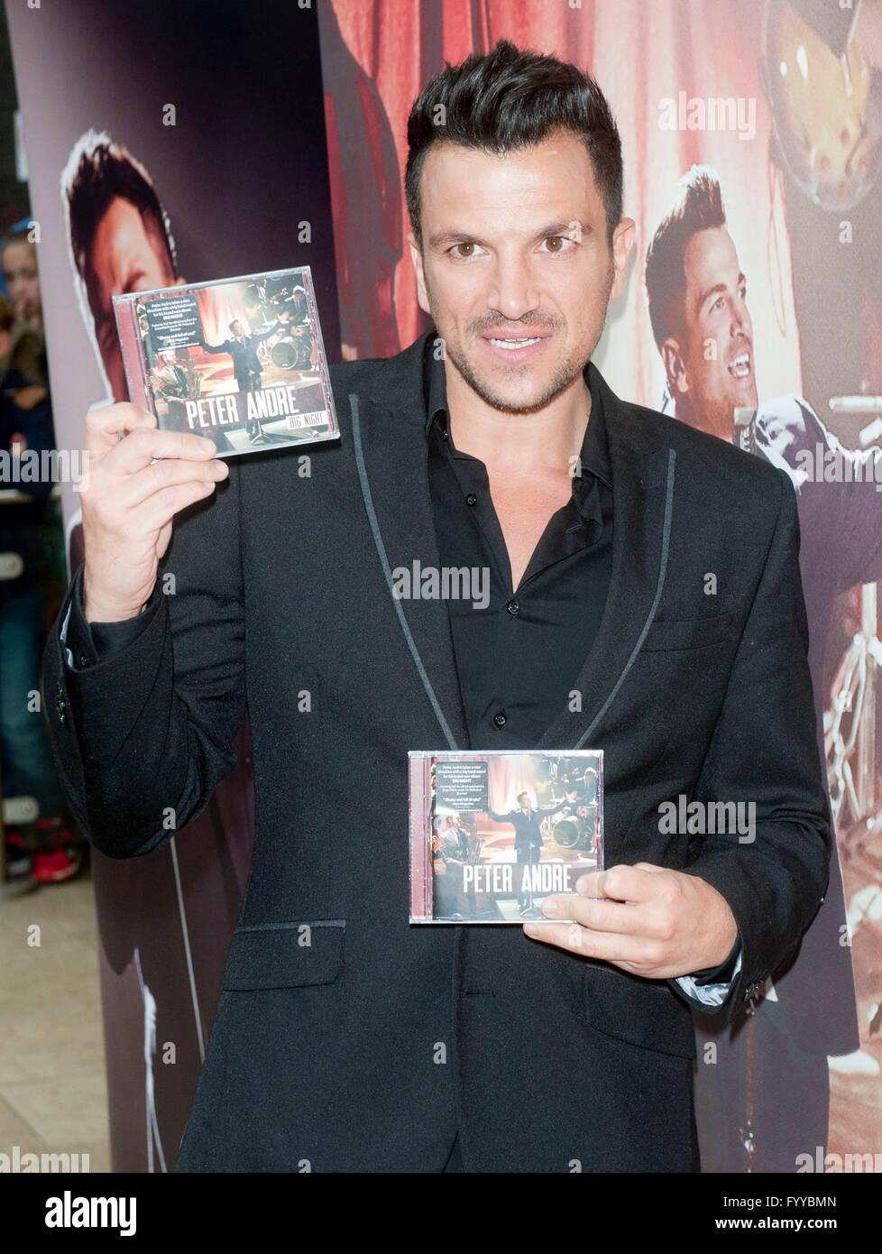 Peter Andre signing copies of his new album ‘Big Night’ Midsummer Place ...