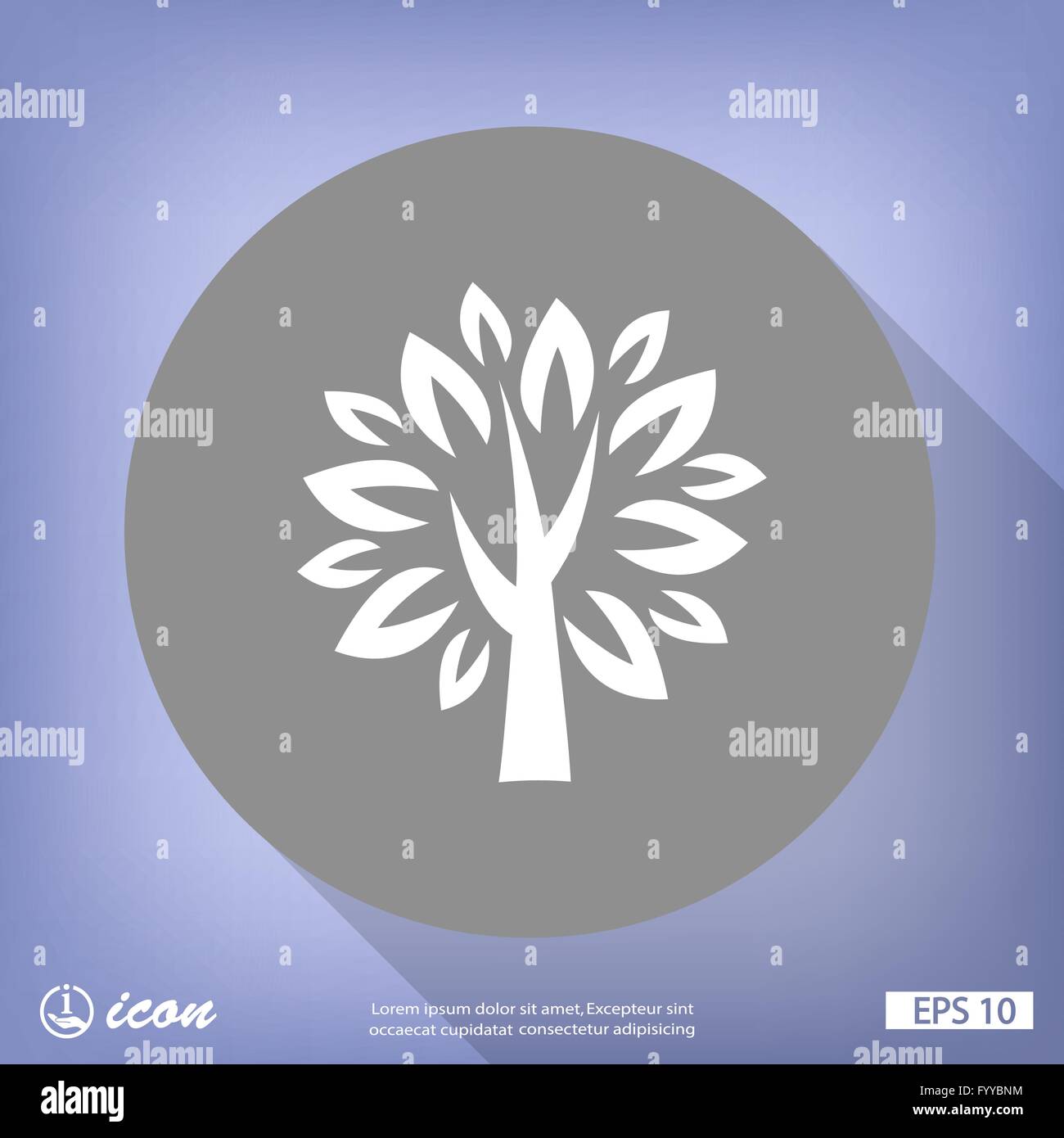 Pictograph of tree Stock Vector Image & Art - Alamy