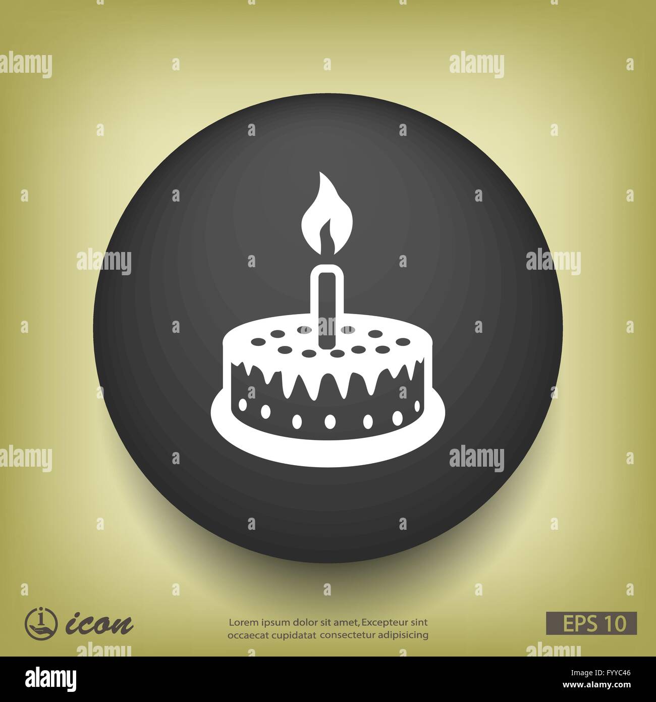 Pictograph of cake Stock Vector Image & Art - Alamy