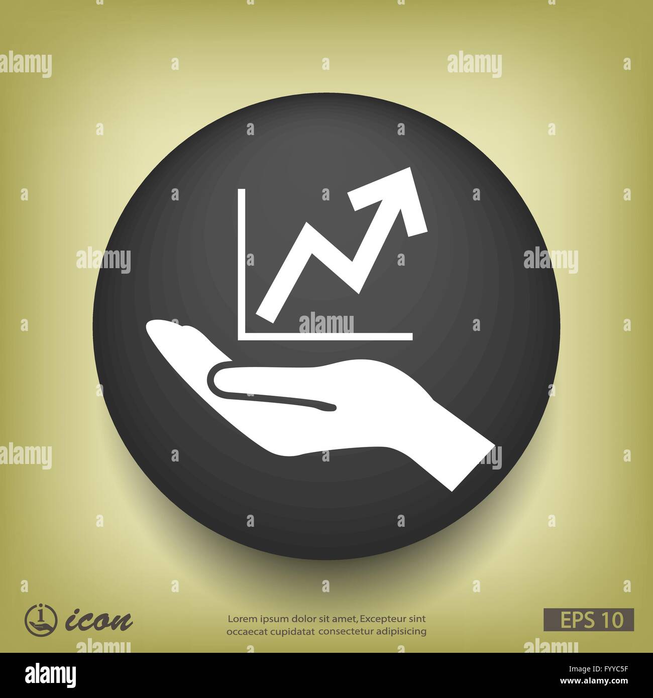 Pictograph of graph Stock Vector Image & Art - Alamy