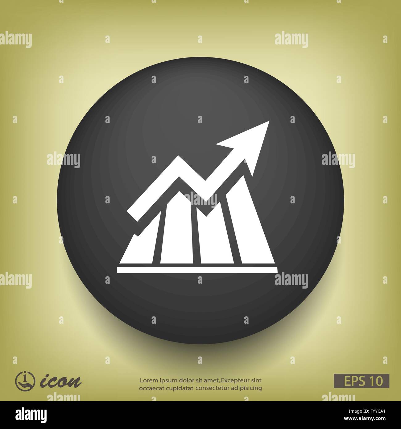 Pictograph of graph Stock Vector Image & Art - Alamy