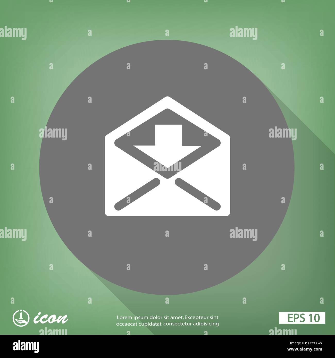 Pictograph of mail Stock Vector Image & Art - Alamy
