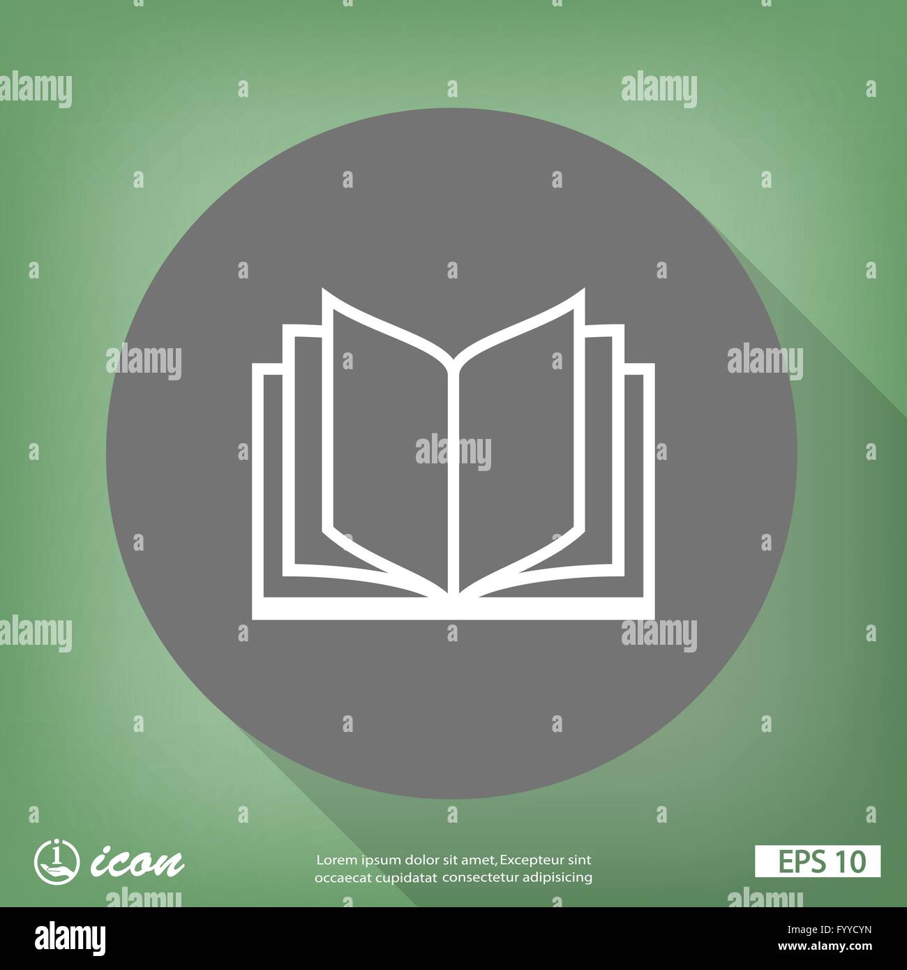 Pictograph of book Stock Vector Image & Art - Alamy