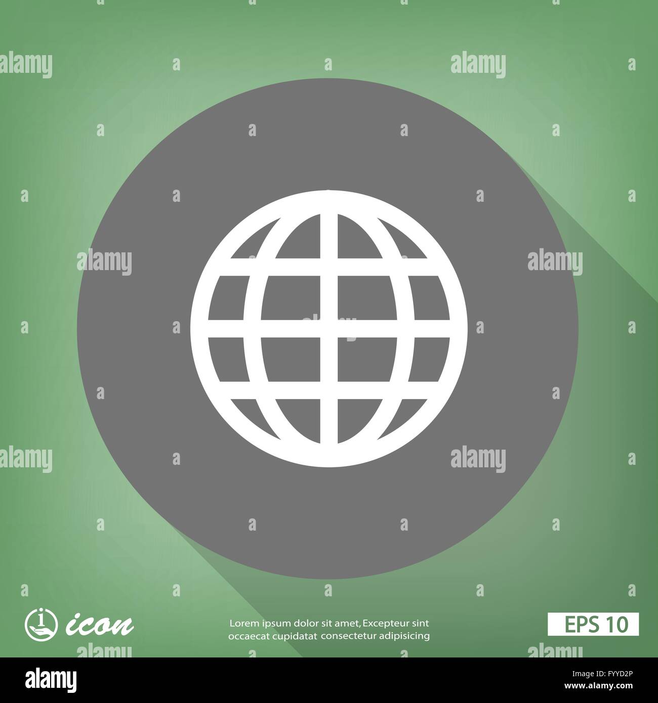 Pictograph of globe Stock Vector Image & Art - Alamy