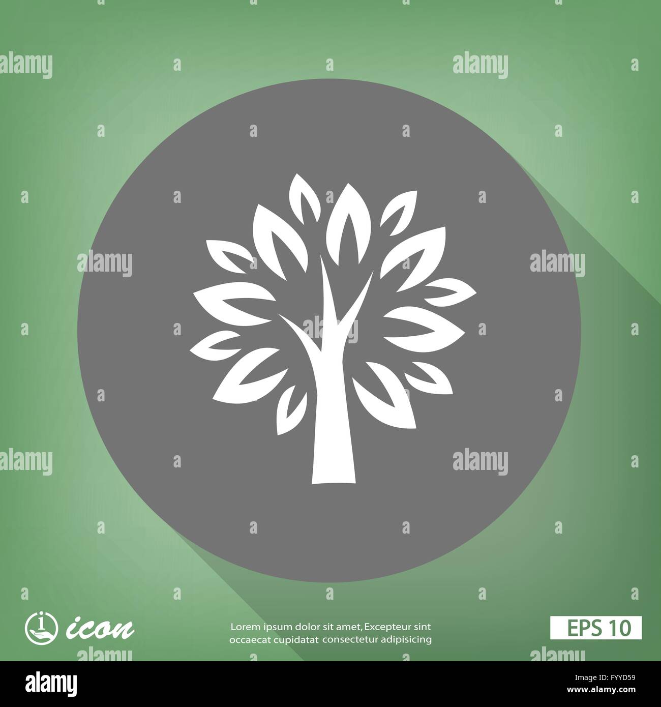 Pictograph of tree Stock Vector Image & Art - Alamy