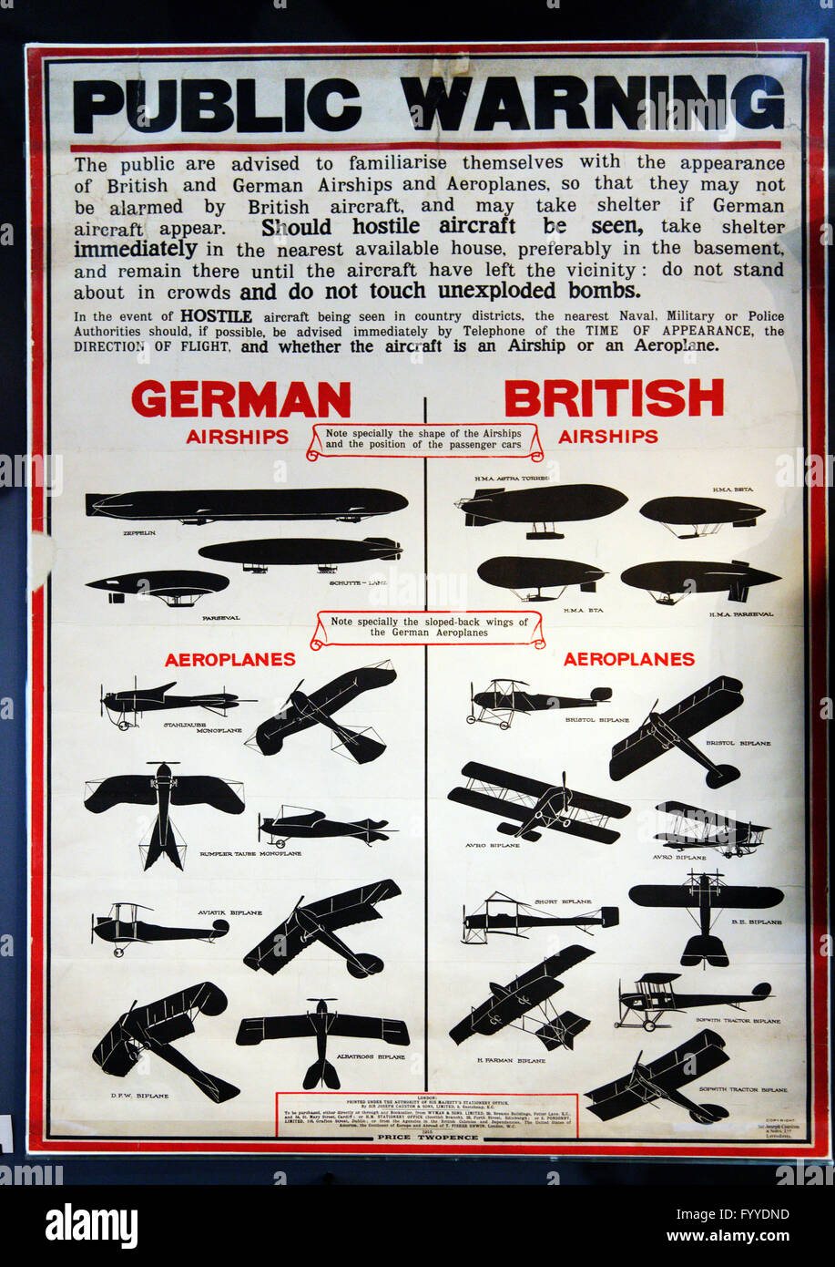 Ww1 aircraft silhouettes hi-res stock photography and images - Alamy