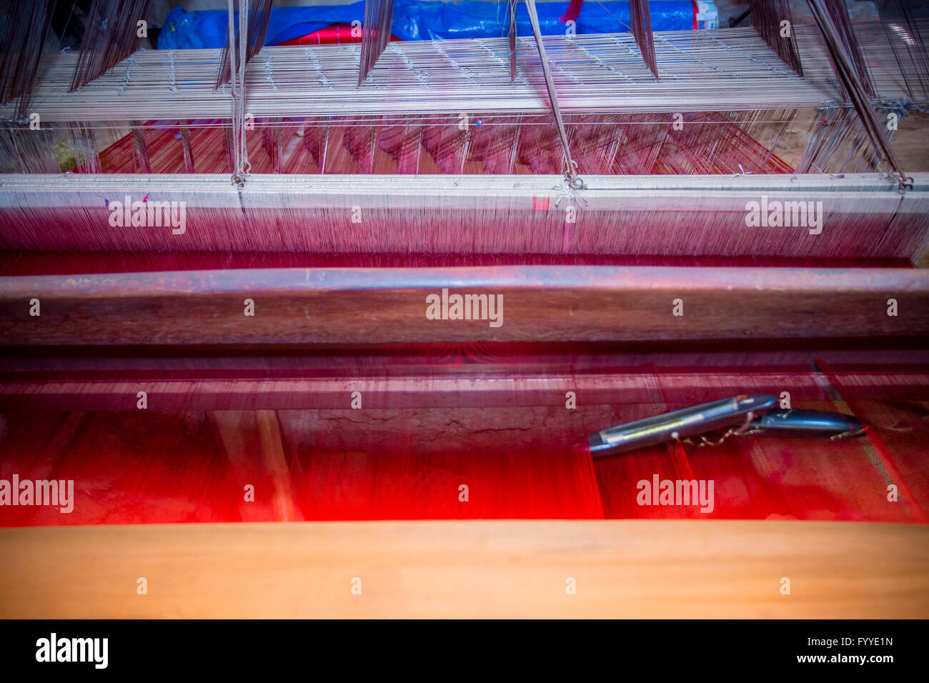 A Hand Loom Machine © Jahangir Alam Onuchcha/Alamy Stock Photo - Alamy