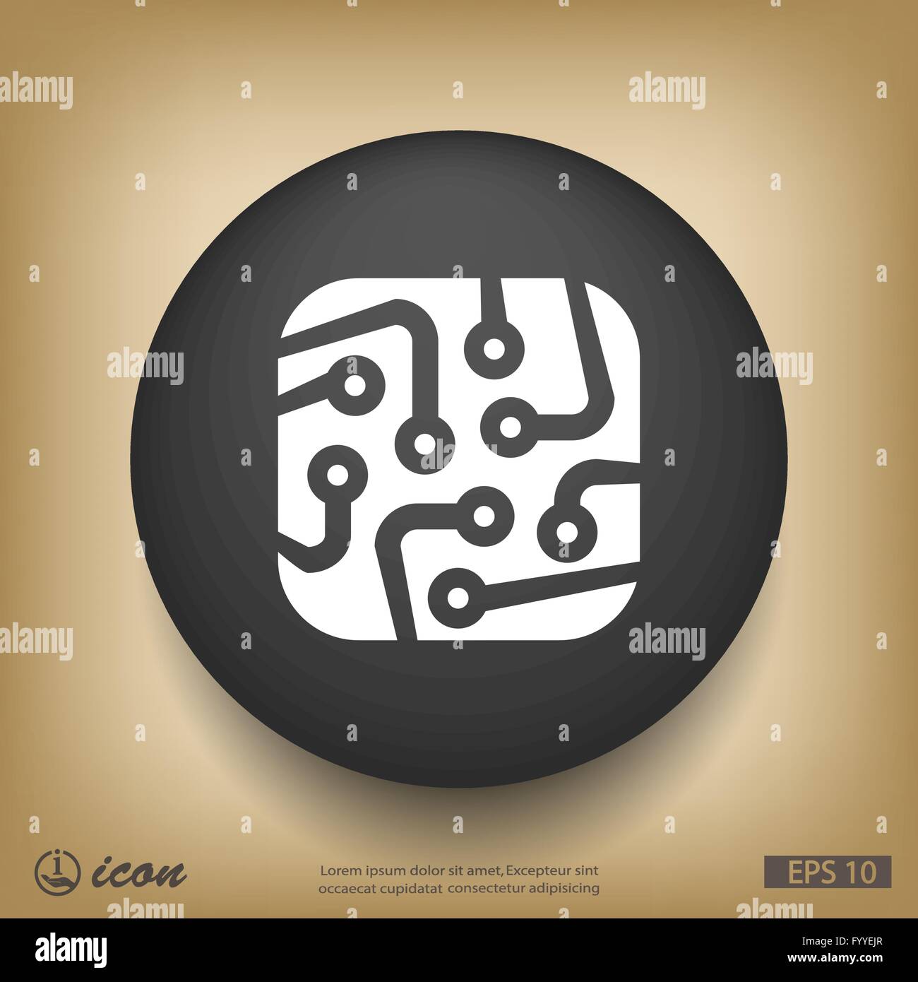 Pictograph of circuit board Stock Vector Image & Art - Alamy