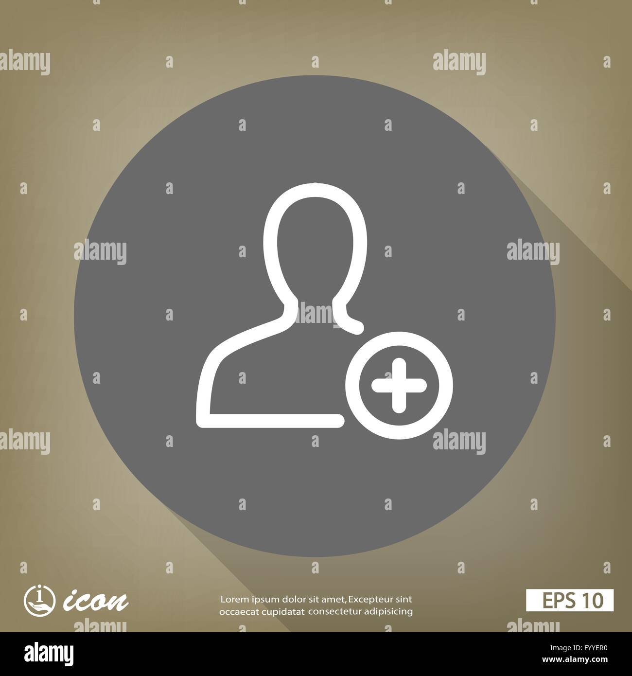 Pictograph of man or contact Stock Vector Image & Art - Alamy