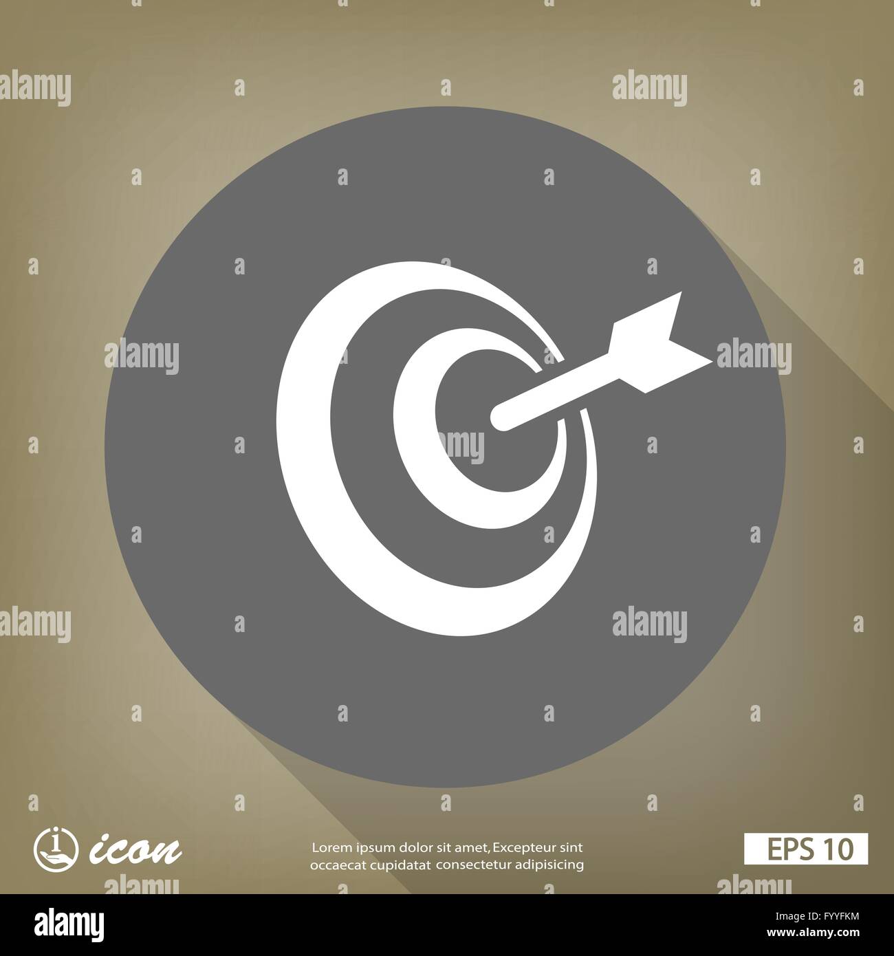 Pictograph of target Stock Vector Image & Art - Alamy