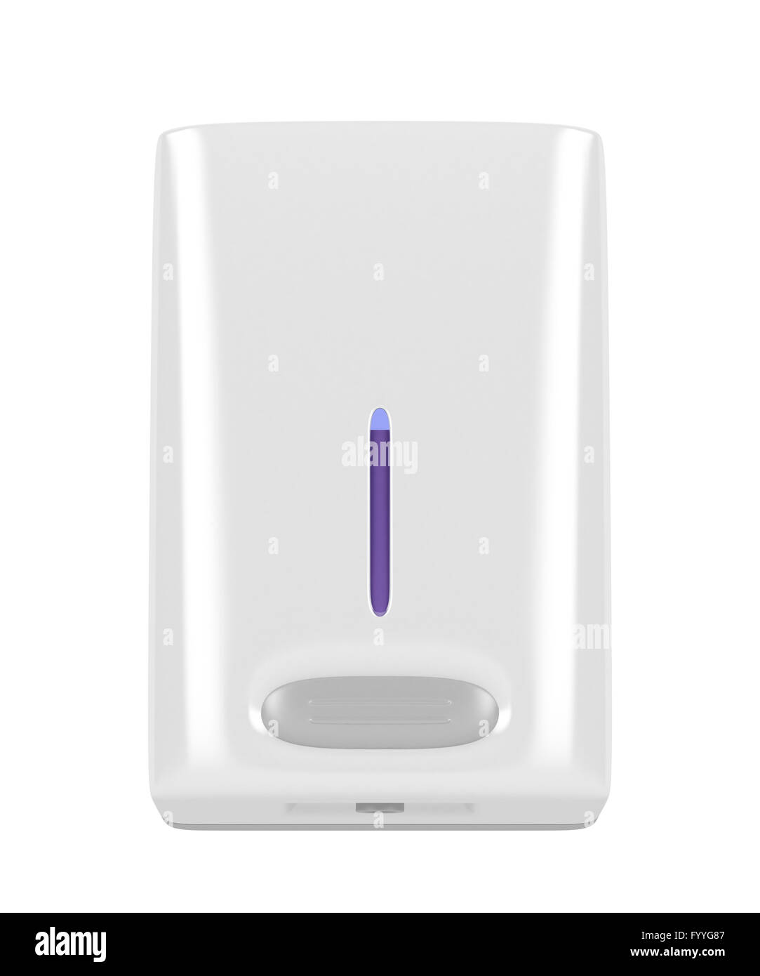 Front view of soap dispenser isolated on white Stock Photo - Alamy