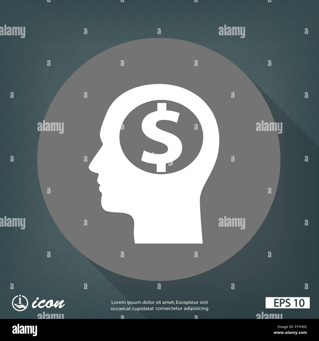 Pictograph of money Stock Vector Image & Art - Alamy