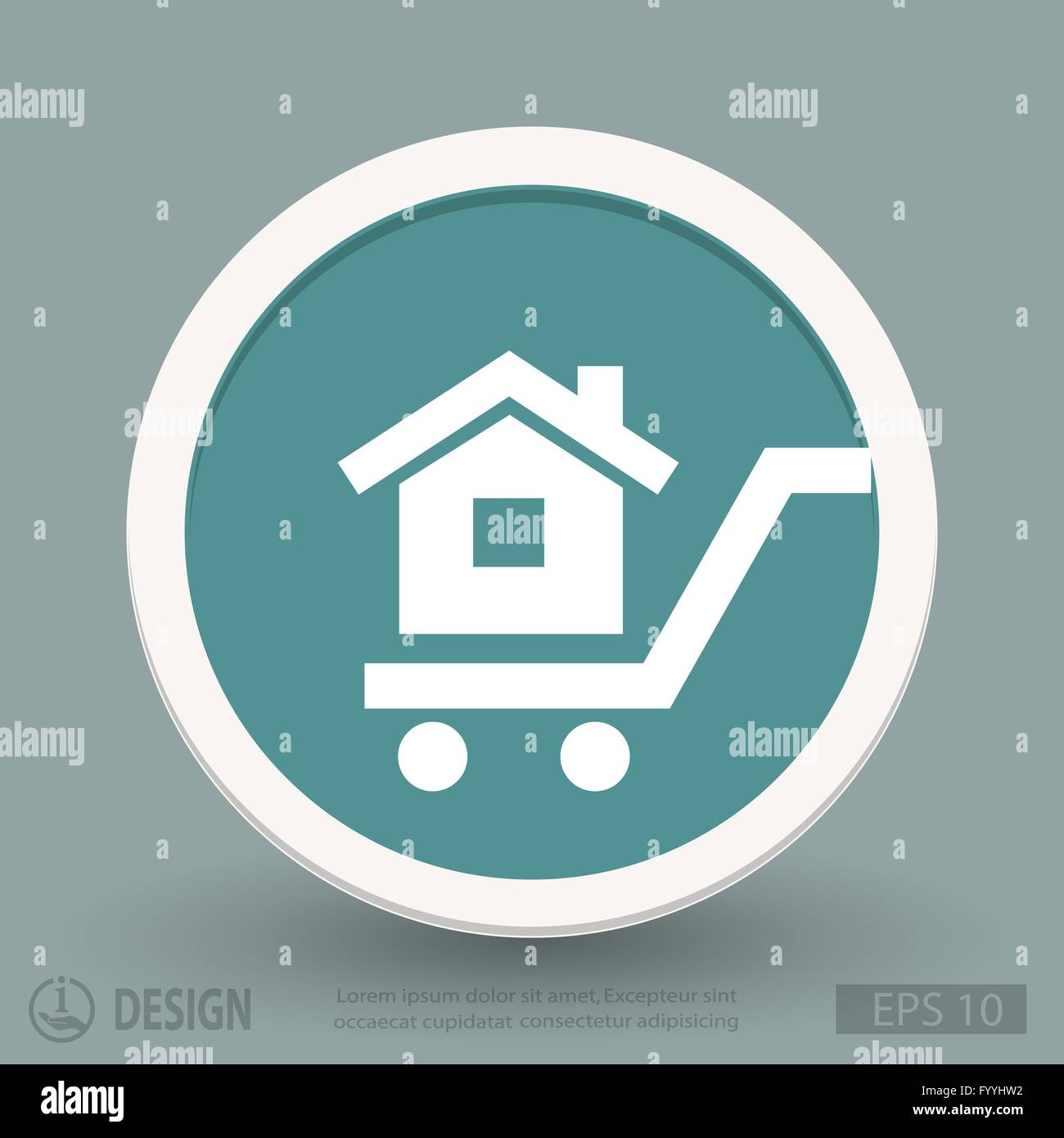 Pictograph of home Stock Vector Image & Art - Alamy