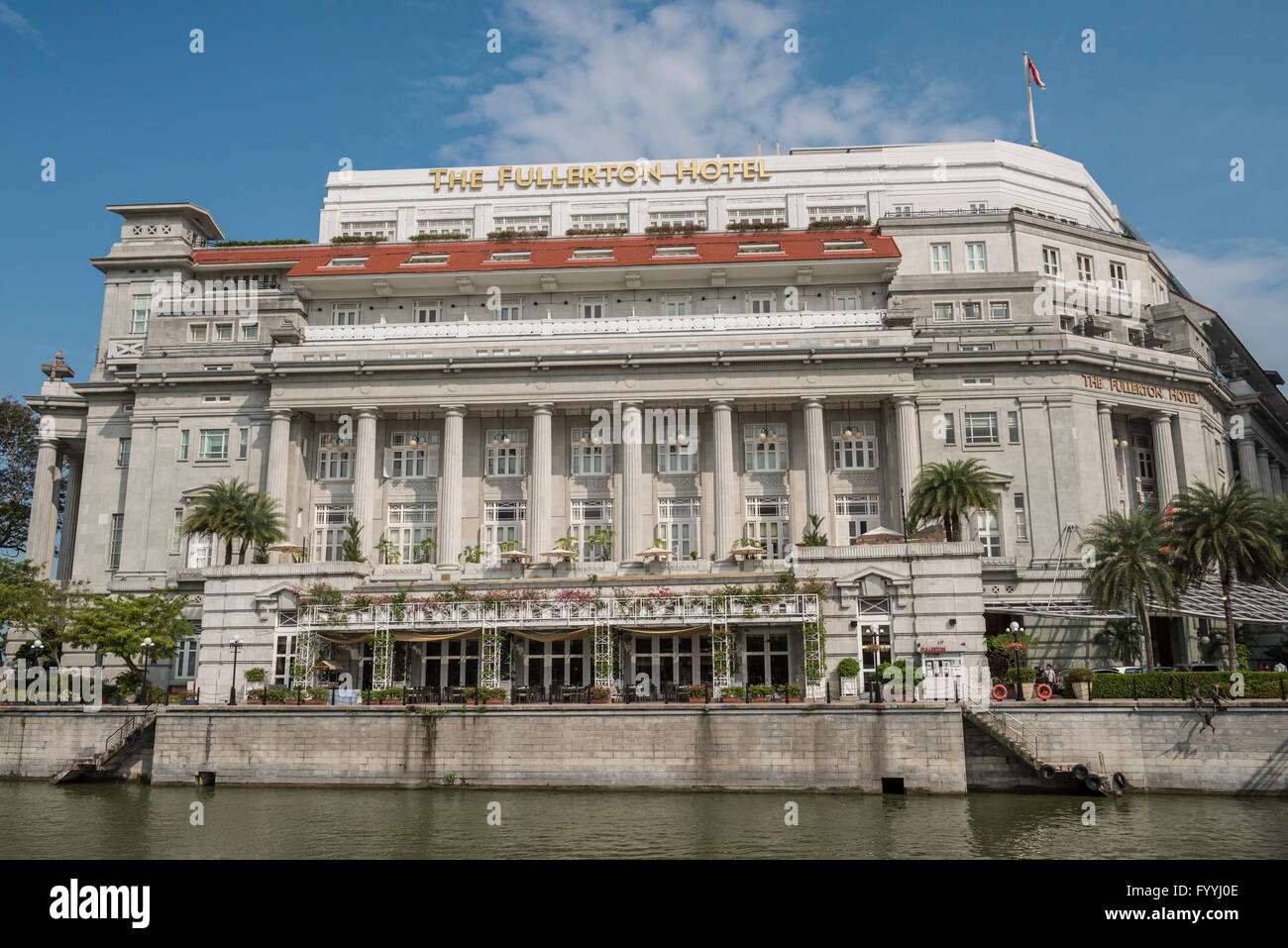 The Fullerton Hotel, Singapore Stock Photo - Alamy