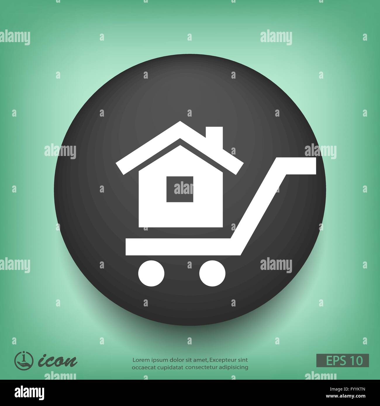 Pictograph of home Stock Vector Image & Art - Alamy