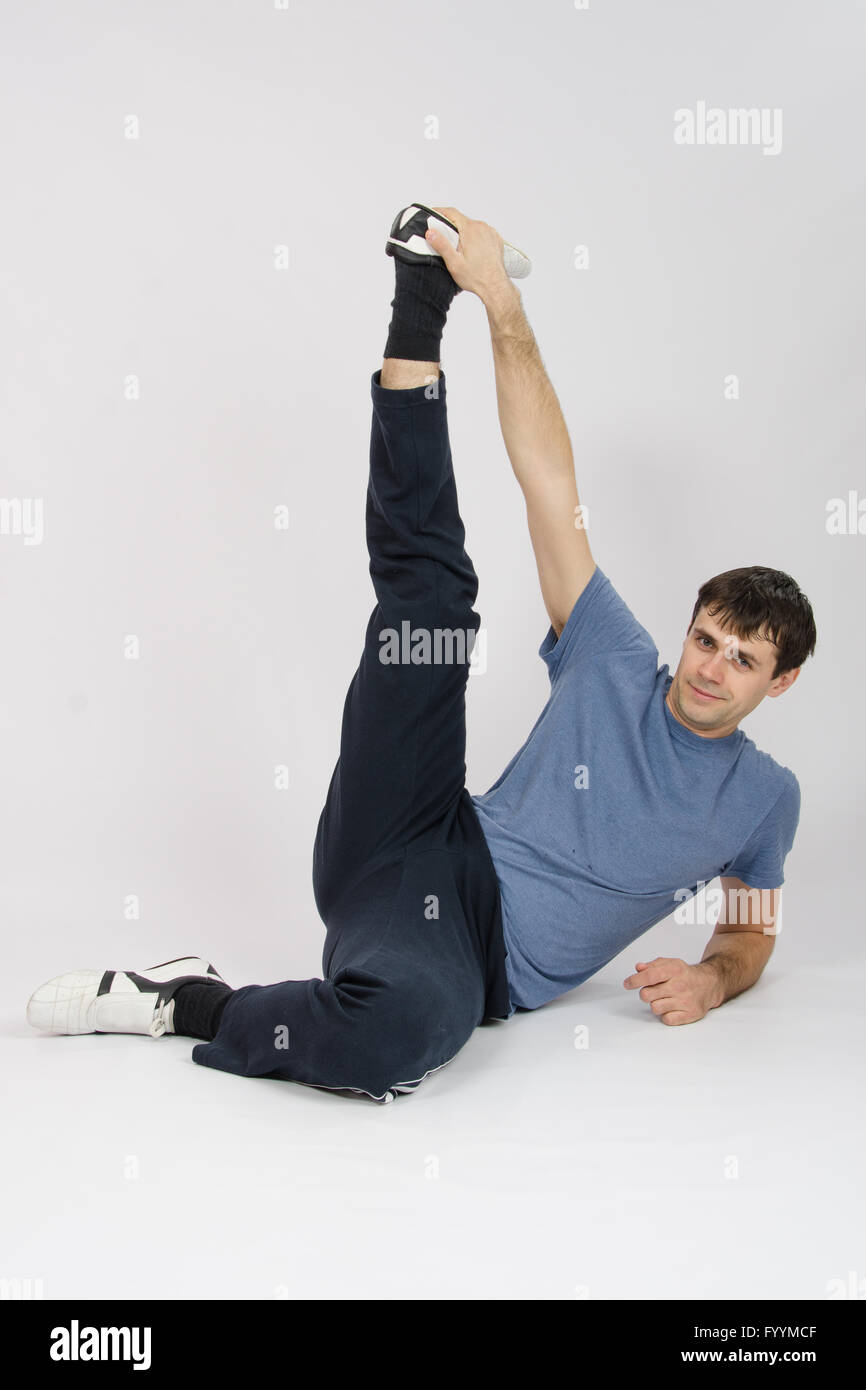 Pulling up pants hi-res stock photography and images - Alamy