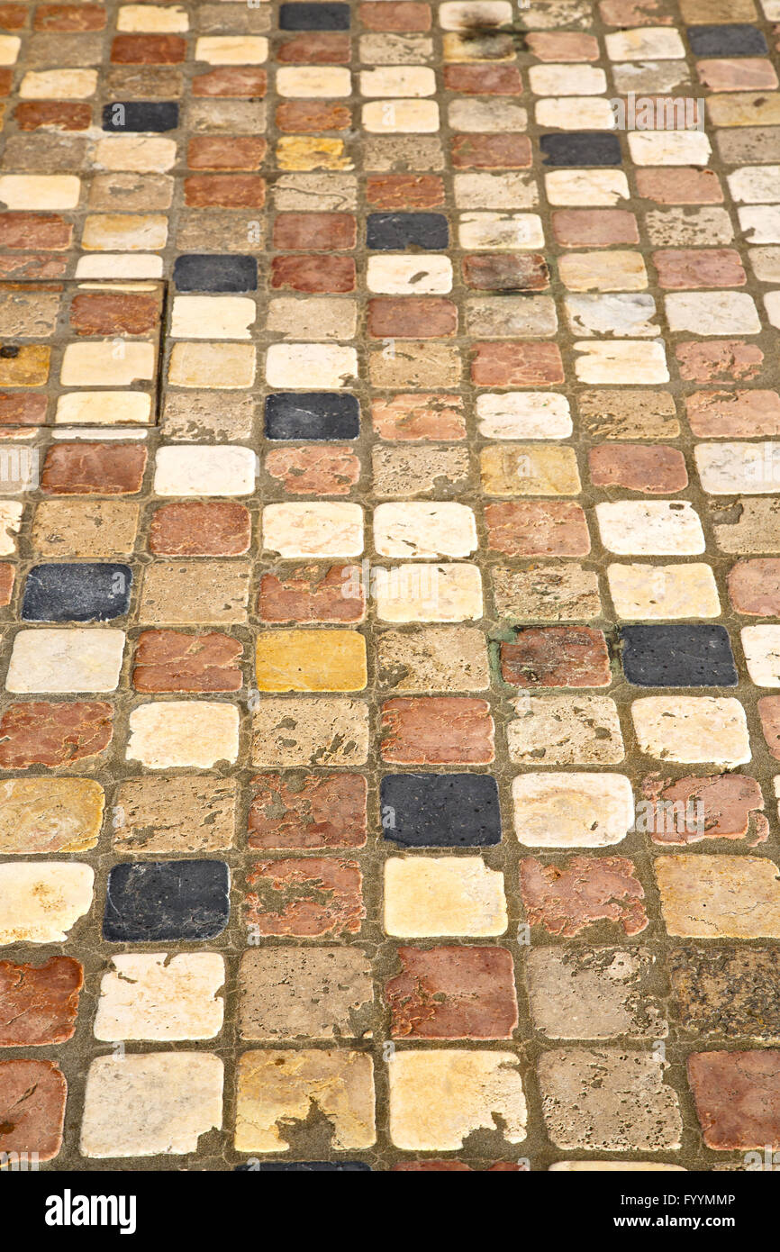 in varano borghi street varese abstract of a curch and marble Stock ...