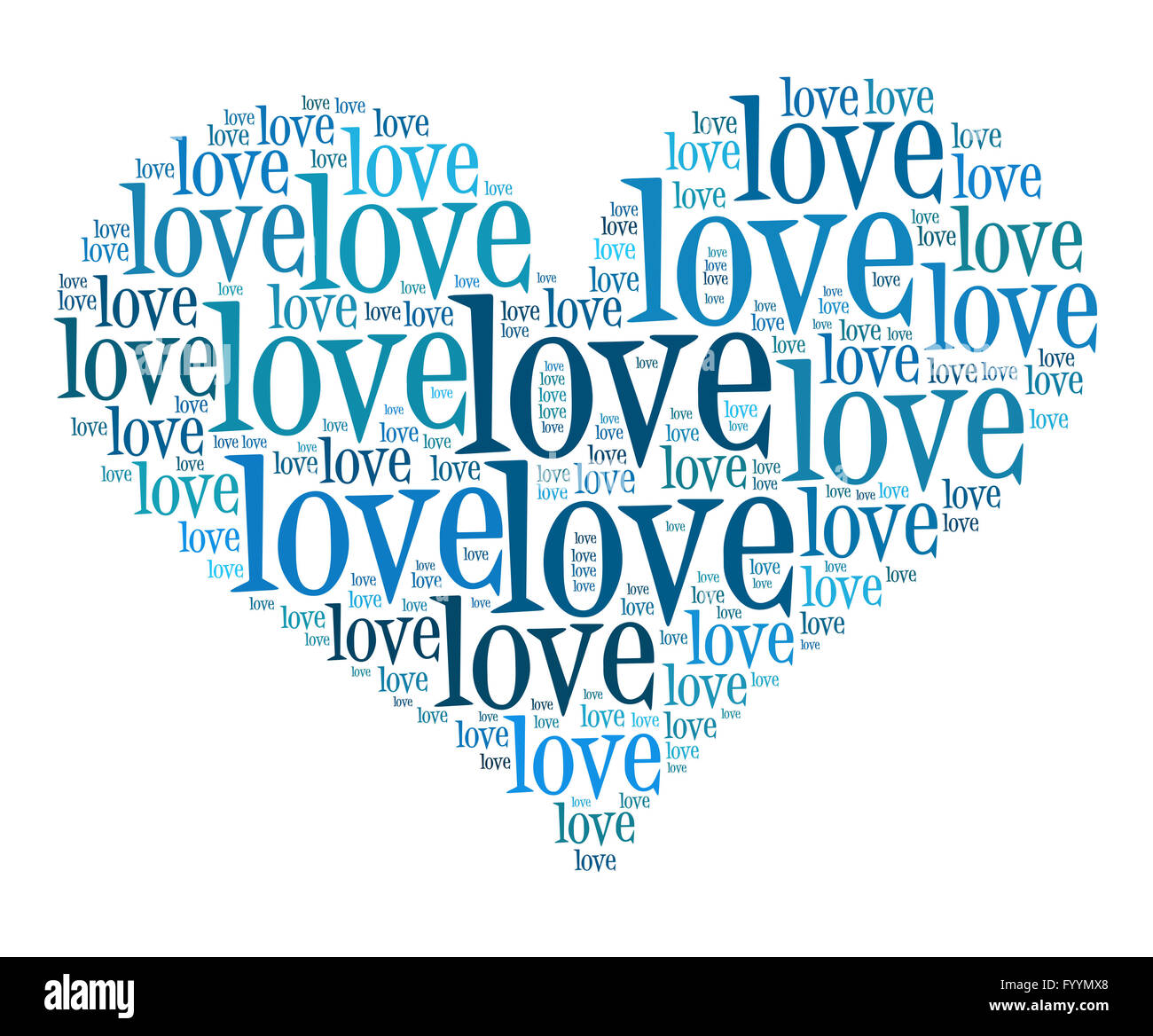 Valentines day card word cloud concept Stock Photo - Alamy