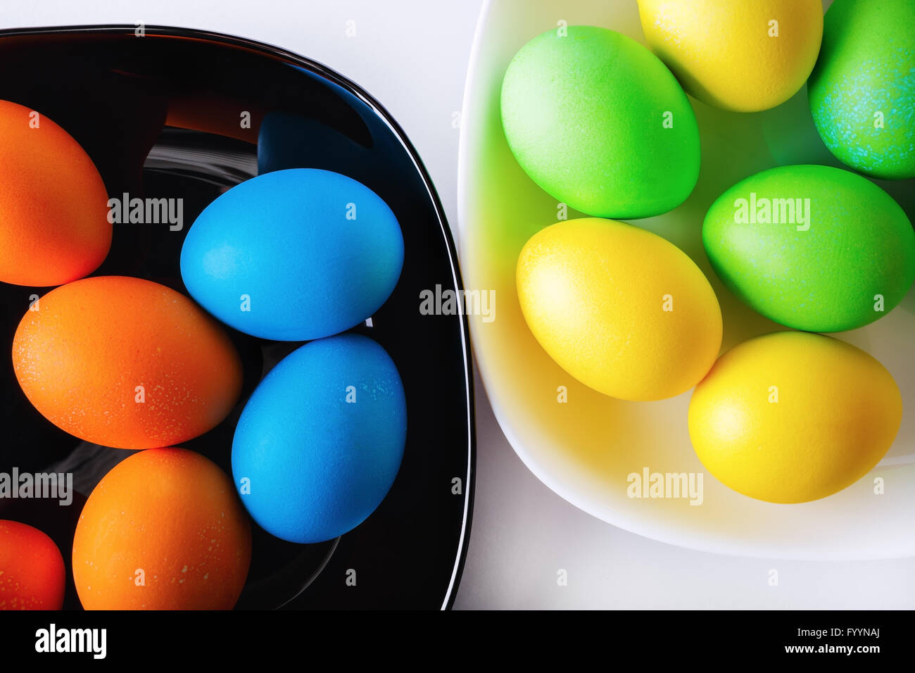 Bright Easter Eggs Stock Photo - Alamy