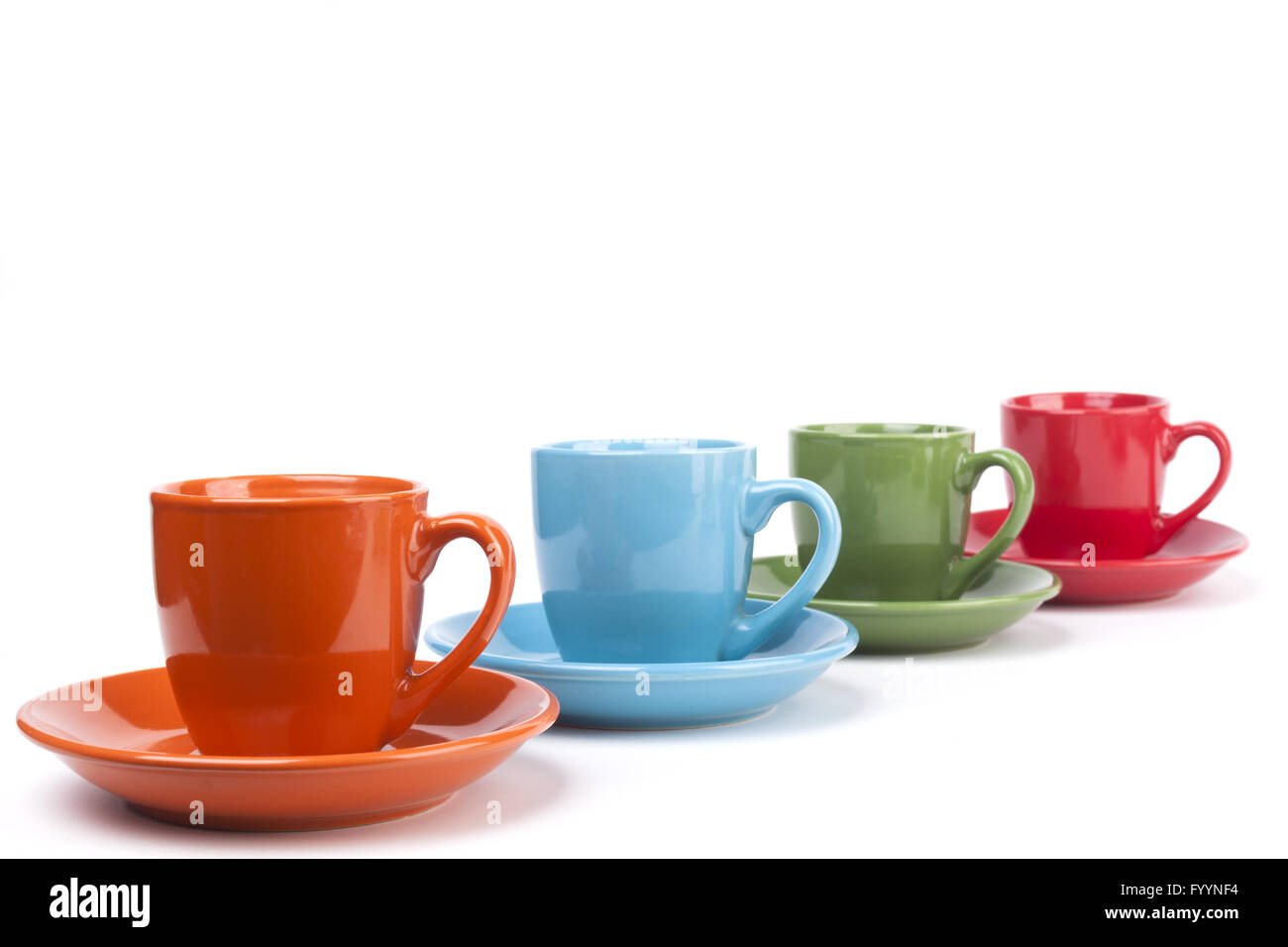 Row of mugs hi-res stock photography and images - Alamy