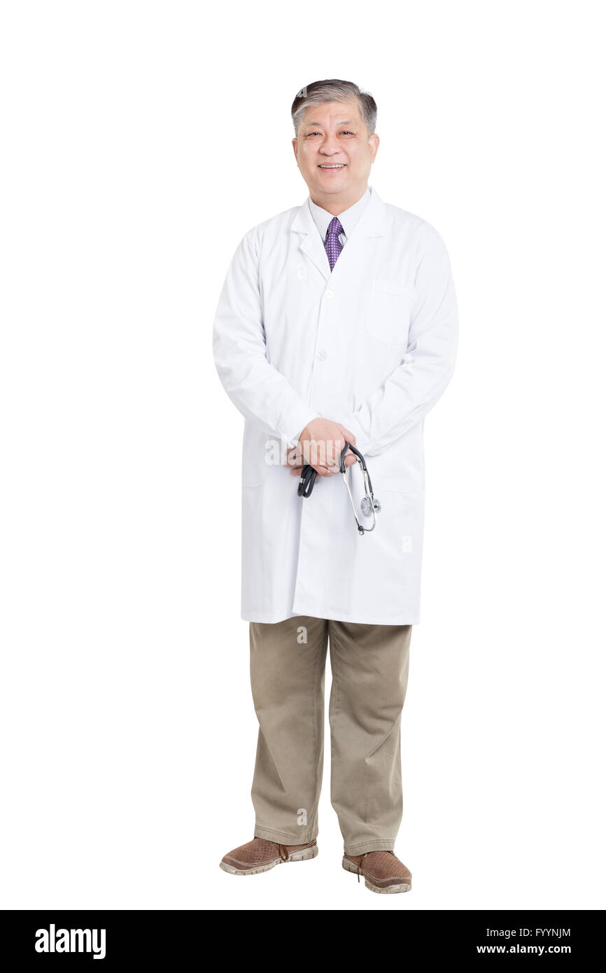 Old people white background Cut Out Stock Images & Pictures - Alamy