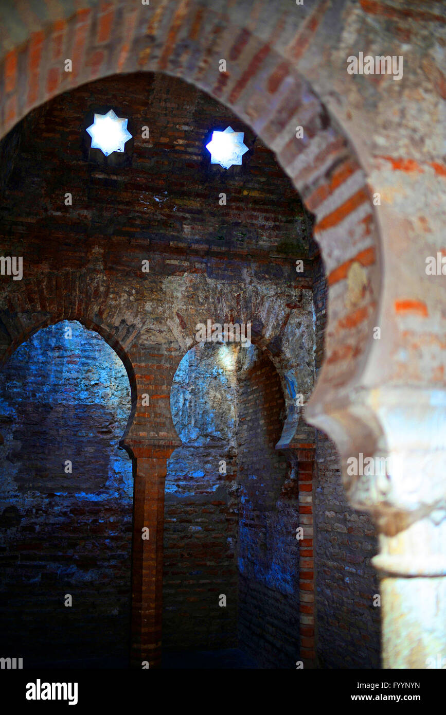 The Baths of the Mosque at The Alhambra, palace and fortress complex ...