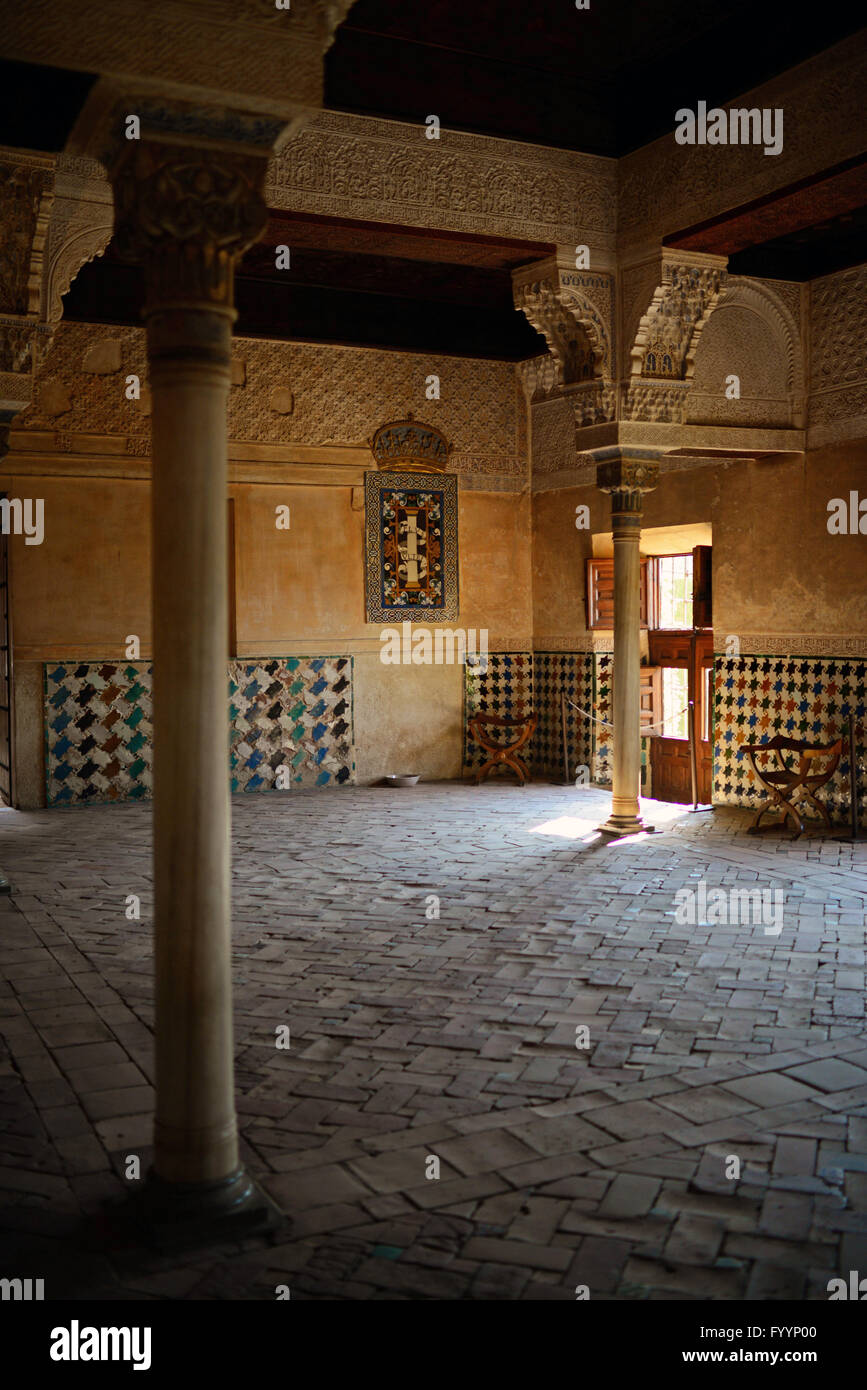 Interior mexuar alhambra in granada hi-res stock photography and images ...