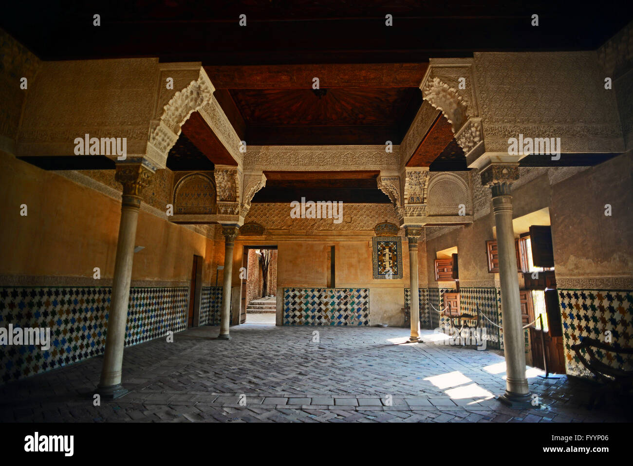 The Mexuar in Nasrid Palaces at The Alhambra, palace and fortress ...
