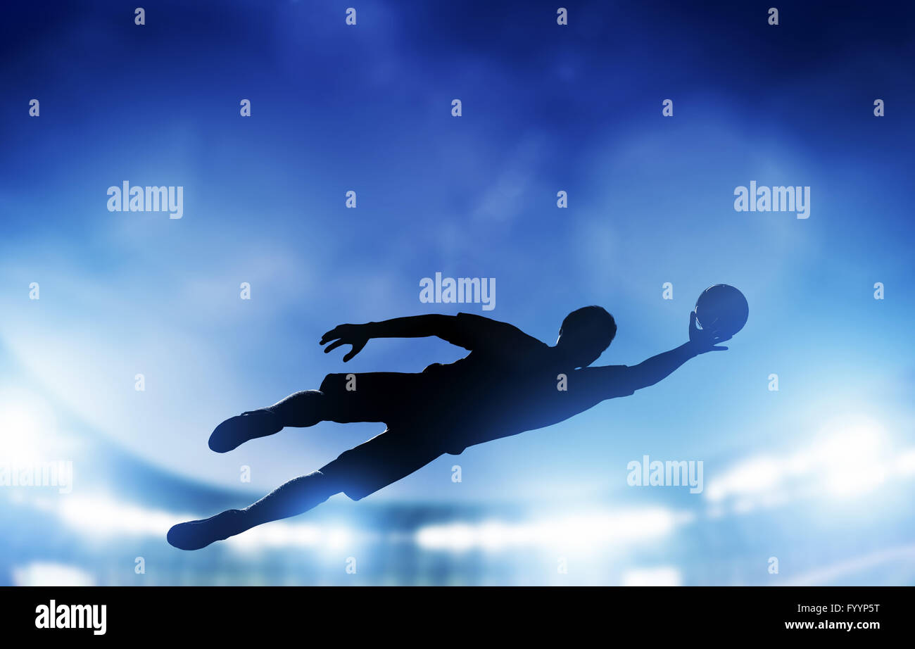 Football defence hi-res stock photography and images - Alamy