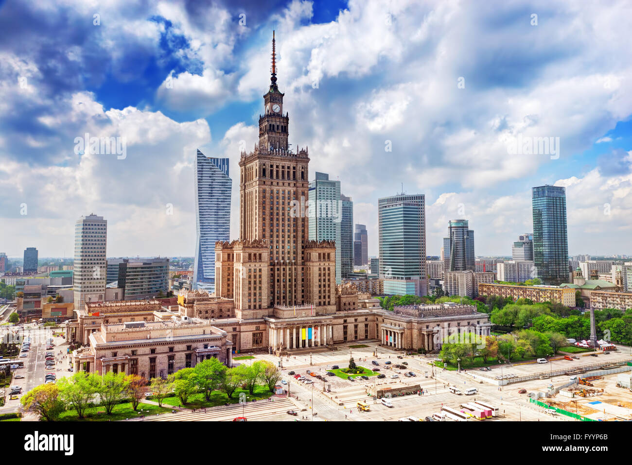 Warsaw financial centre hi-res stock photography and images - Alamy