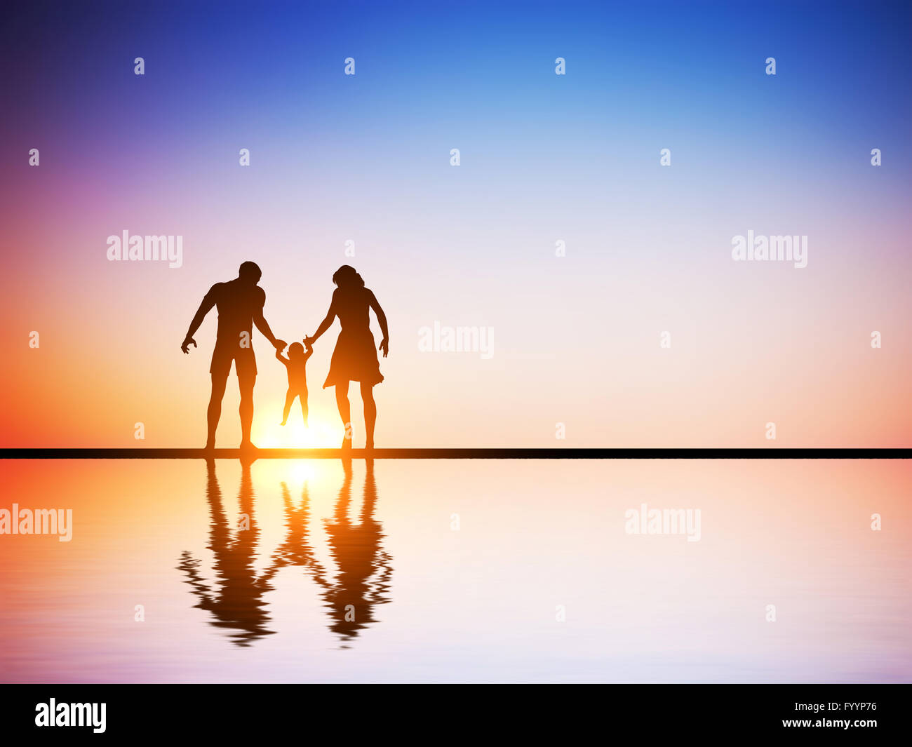 Happy family together Stock Photo - Alamy