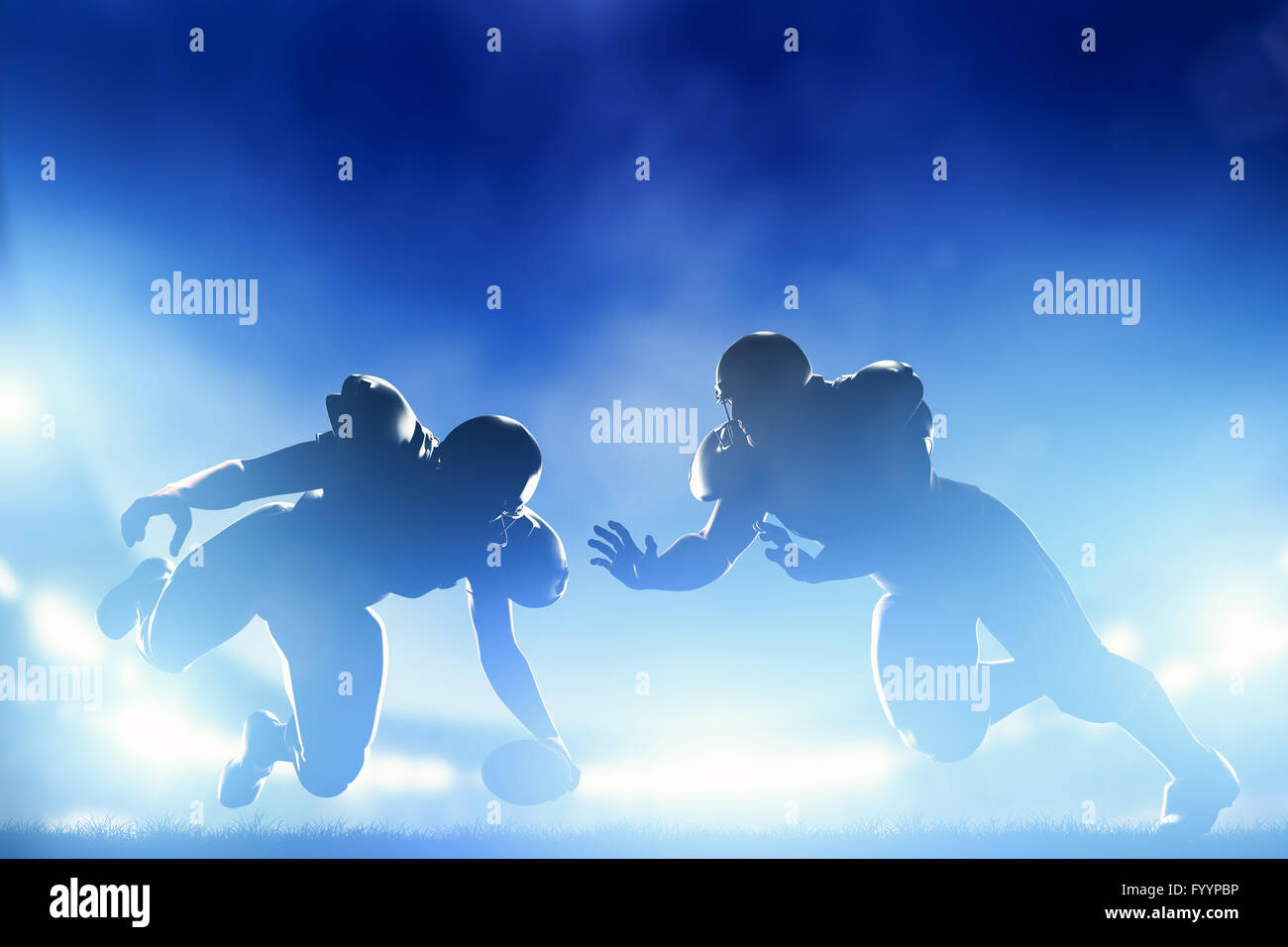 American football players in stadium hi-res stock photography and ...
