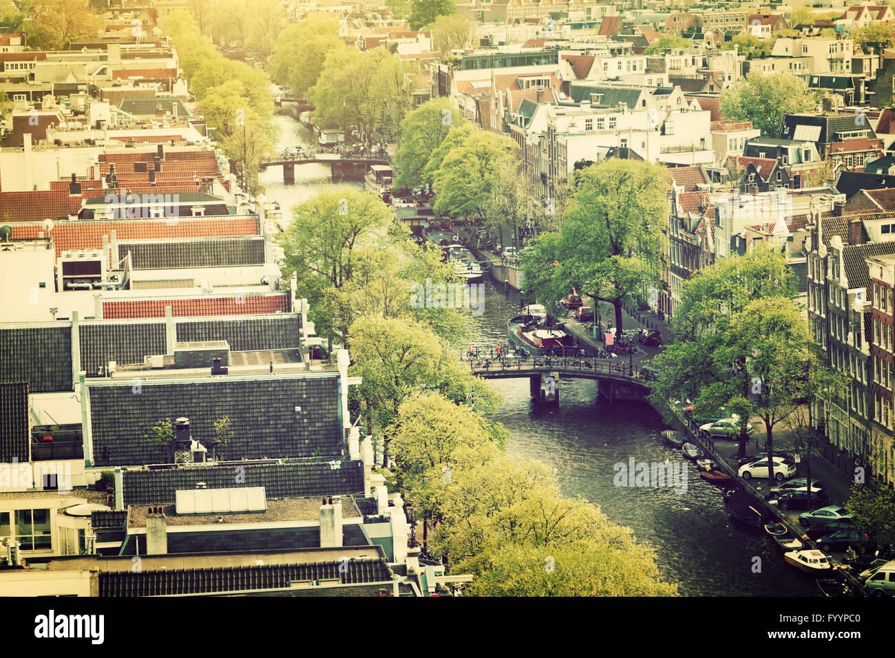 Amsterdam top view hi-res stock photography and images - Alamy