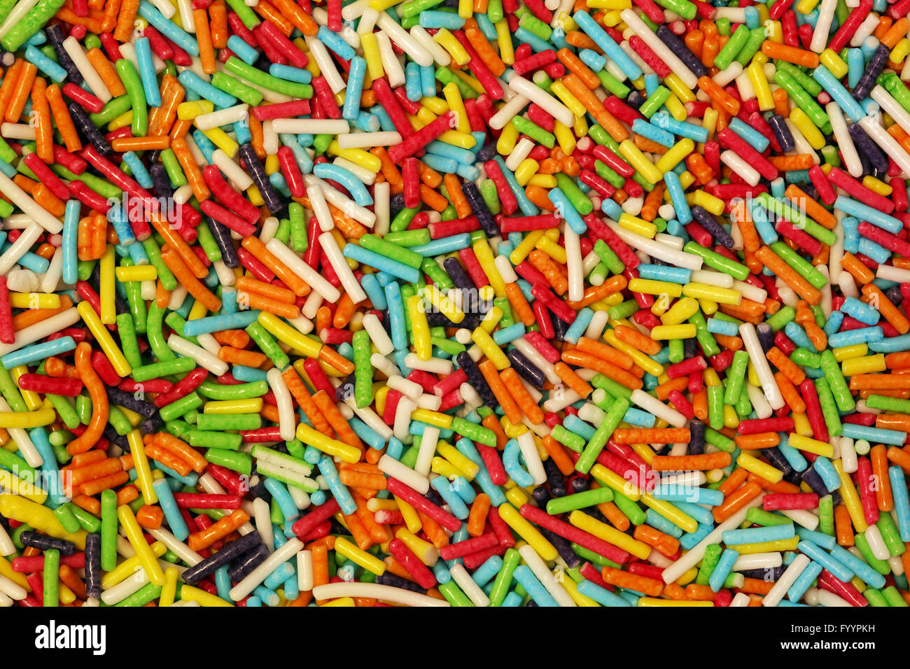 Colorful small sweet sugar sticks. Candy Stock Photo - Alamy