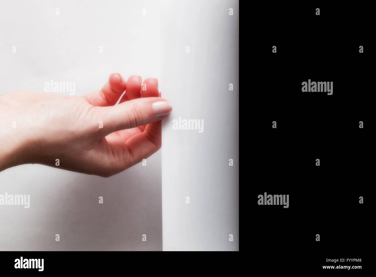 Finger pulling hi-res stock photography and images - Alamy