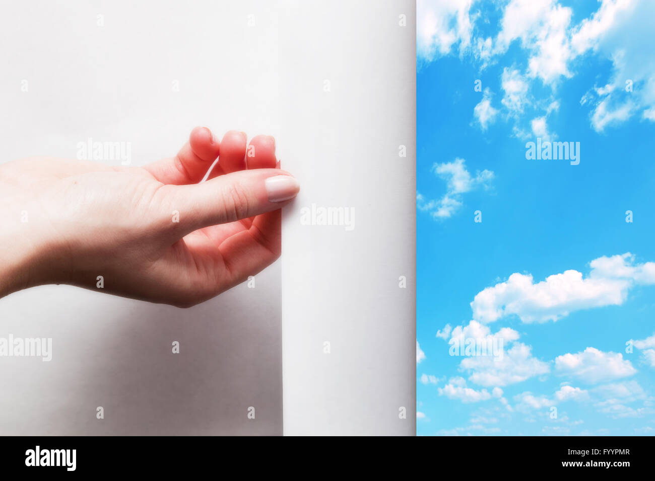 Curled edge paper hi-res stock photography and images - Alamy